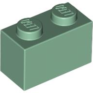 LEGO Brick 1x2 SAND GREEN (100 pcs) | BRICKshop - LEGO en DUPLO specialist