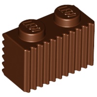 LEGO Brick 1x2 with Grille BROWN (100 pcs) | BRICKshop - LEGO en DUPLO ...