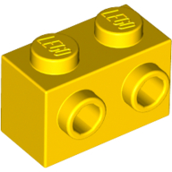 LEGO Brick 1x2 with Studs on 1 Side YELLOW (100 pcs) | Bricks | LEGO ...