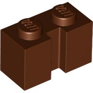 LEGO Brick 1x2 with Groove BROWN (100 pcs) | BRICKshop - LEGO en DUPLO ...
