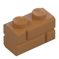 LEGO Brick 1x2 with Masonry Profile NOUGAT (100 pcs) | BRICKshop - LEGO en DUPLO specialist
