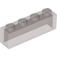 LEGO Brick 1x4 TRANS-BLACK (100 pcs) | Bricks | LEGO Parts | BRICKshop ...