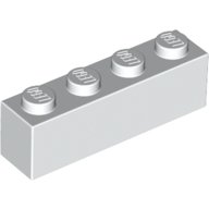LEGO Brick 1x4 WHITE (100 pcs) | BRICKshop - LEGO en DUPLO specialist