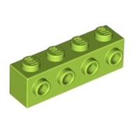 LEGO Brick 1x4 with 4 Studs on 1 Side LIME GREEN (100 pcs) | BRICKshop ...