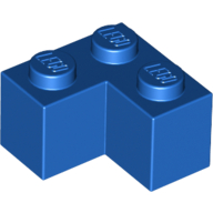 LEGO Brick 2x2 Corner BLUE (100 pcs) | BRICKshop - LEGO en DUPLO specialist