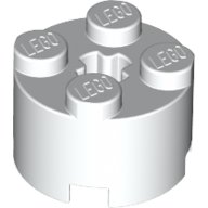 LEGO Brick 2x2 Round WHITE (100 pcs) | BRICKshop - LEGO en DUPLO specialist