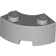 LEGO Brick 2x2 Round Corner LIGHT GRAY (100 pcs) | BRICKshop - LEGO en ...