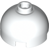 LEGO Brick 2x2 Round Dome Top WHITE (100 pcs) | BRICKshop - LEGO en ...