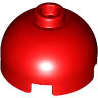 LEGO Brick 2x2 Round Dome Top RED (100 pcs) | BRICKshop - LEGO en DUPLO ...