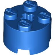 LEGO Brick 2x2 Round BLUE (100 pcs) | BRICKshop - LEGO en DUPLO specialist
