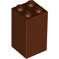 LEGO Brick 2x2x3 BROWN (100 pcs) | BRICKshop - LEGO en DUPLO specialist