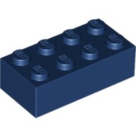 LEGO Brick 2x4 DARK BLUE (100 pcs) | Bricks | LEGO Parts | BRICKshop ...