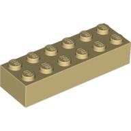 LEGO Brick 2x6 TAN (100 pcs) | BRICKshop - LEGO en DUPLO specialist