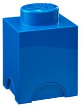 LEGO Storage Brick 1 BLUE | 5706773400119 | BRICKshop - LEGO en DUPLO ...