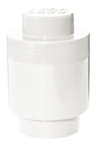 LEGO Storage Brick 1 Round WHITE | 5711938000066 | BRICKshop - LEGO en ...