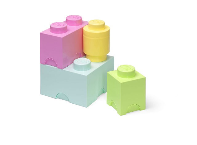 LEGO Storage Brick Multi Pack (4 PCS) PASTEL | 5711938247584 ...