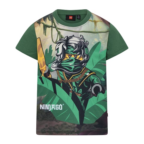 LEGO T-shirt Ninjago DARK GREEN (LWTAYLOR 324 - Size 140 ...