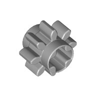 LEGO Gear 8 LIGHT GRAY (100 pcs) | BRICKshop - LEGO en DUPLO specialist