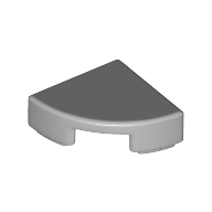 LEGO Tile 1x1 Quarter Round LIGHT GRAY (100 pcs) | Tiles | LEGO Parts ...
