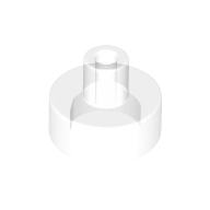 LEGO Tile 1x1 Round Bar and Pin Holder TRANSPARENT (100 pcs ...