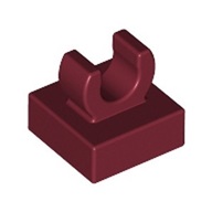 LEGO Tile 1x1 with Clip DARK RED (100 pcs) | BRICKshop - LEGO en DUPLO ...