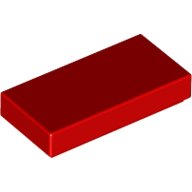 LEGO Tile 1x2 RED (100 pcs) | BRICKshop - LEGO en DUPLO specialist