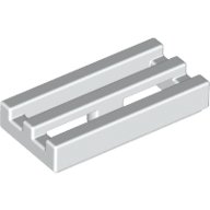 LEGO Tile 1x2 with Grille WHITE (100 pcs) | BRICKshop - LEGO en DUPLO specialist