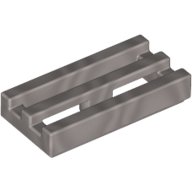 LEGO Tile 1x2 with Grille FLAT SILVER (100 pcs) | BRICKshop - LEGO en ...