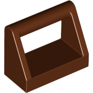 LEGO Tile 1x2 with Handle Bar BROWN (100 pcs) | BRICKshop - LEGO en ...