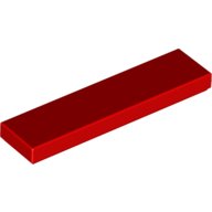 LEGO Tile 1x4 RED (100 pcs) | BRICKshop - LEGO en DUPLO specialist