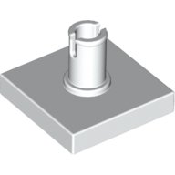 LEGO Tile 2x2 with Pin WHITE (100 pcs) | Tiles | LEGO Parts | BRICKshop ...