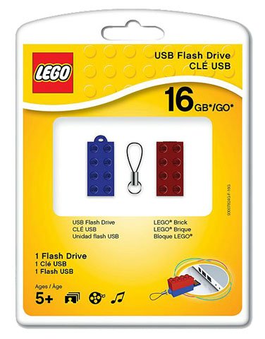 LEGO USB Flash Drive 16GB Brick | 751492571157 | LEGO Electric Stuff ...