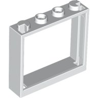 LEGO Window Frame 1 x 4 x 3 WHITE (100 pcs) | BRICKshop - LEGO en DUPLO ...