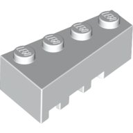 LEGO Brick 4x2 with Corner Right WHITE (10 pcs) | BRICKshop - LEGO en ...